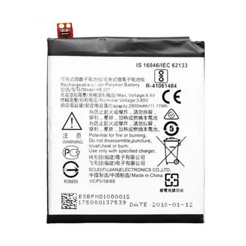 nokia 3.1 battery mah